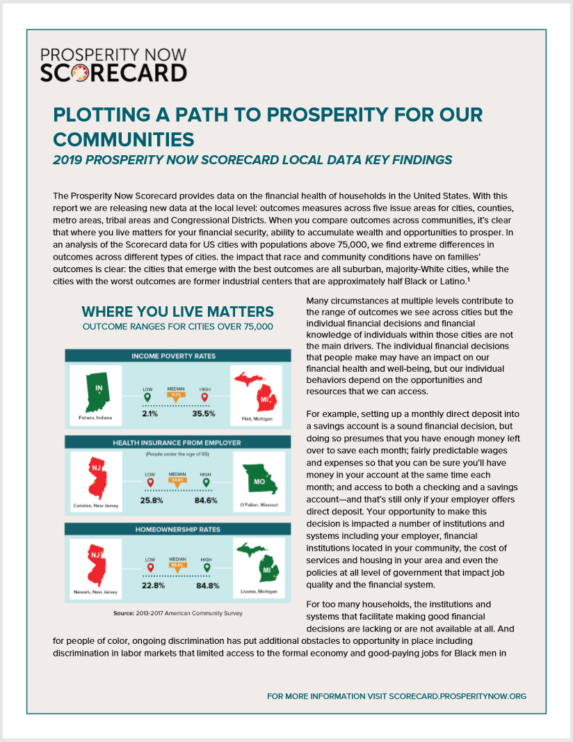 Prosperity Now Scorecard
